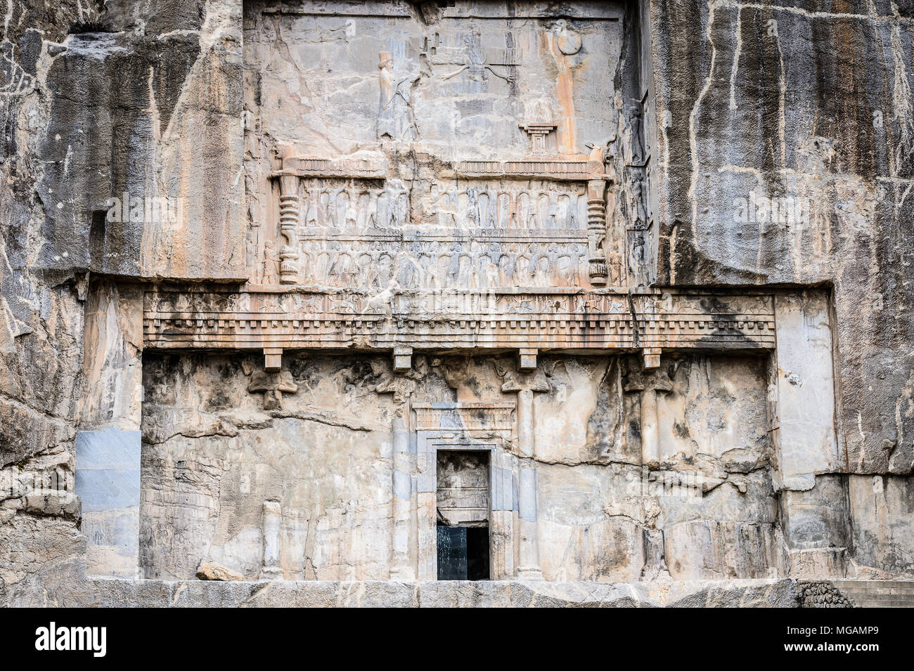 Ancient ruins of Persepolis, the ceremonial capital of the Achaemenid ...