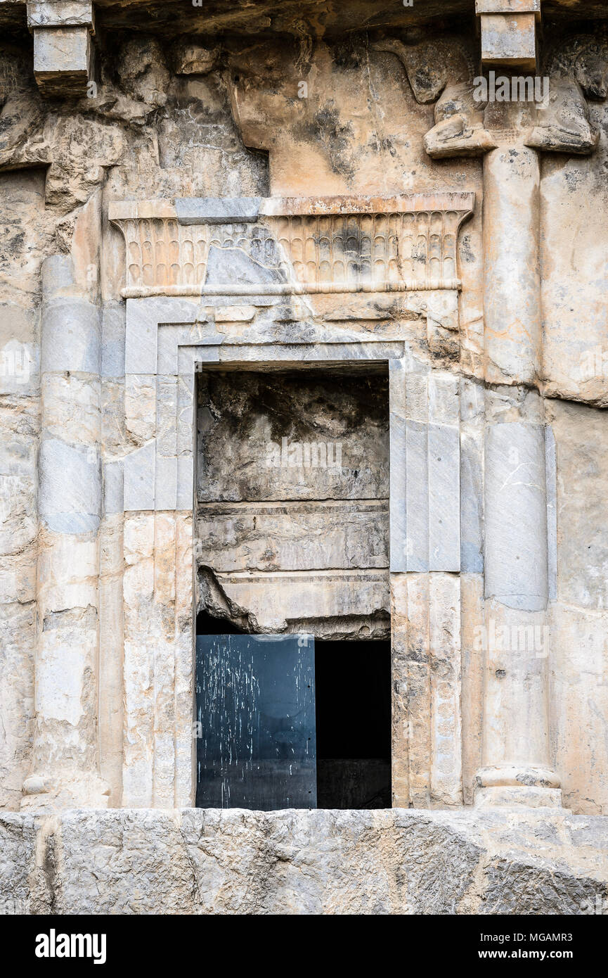 Ancient ruins of Persepolis, the ceremonial capital of the Achaemenid ...