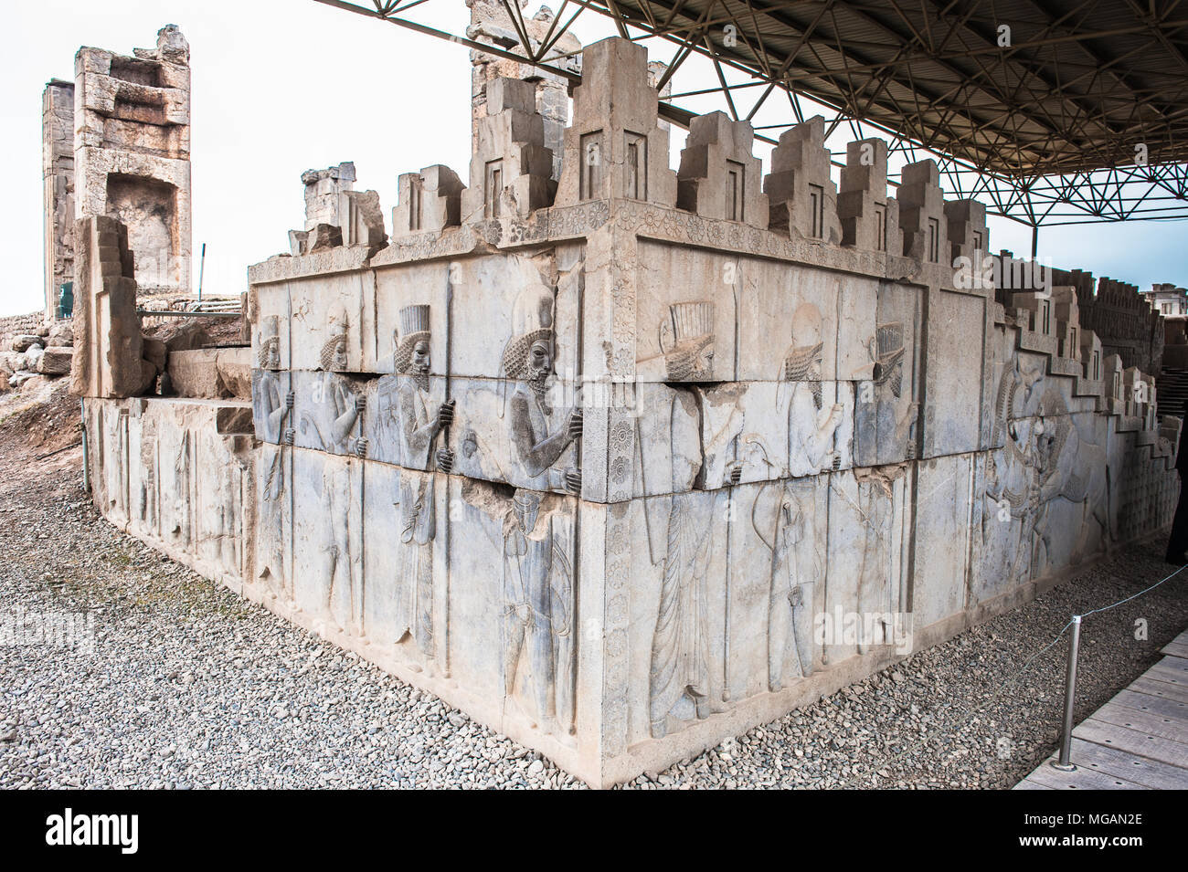 Ruins of the ancient city of Persepolis, Iran. UNESCO World heritage ...