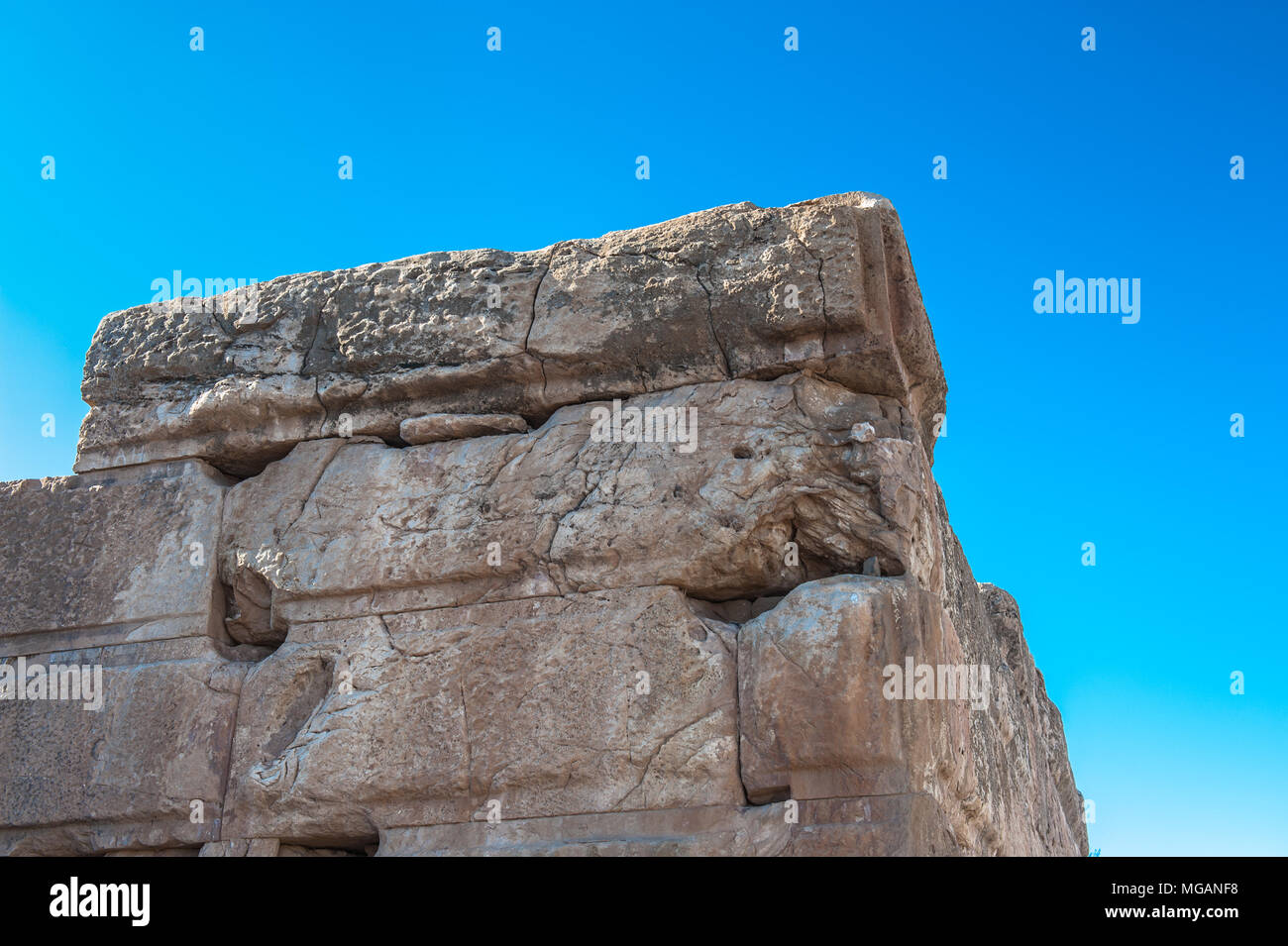 Old citadel of the Ancient Persian city of Pasargad, Iran. UNESCO World ...