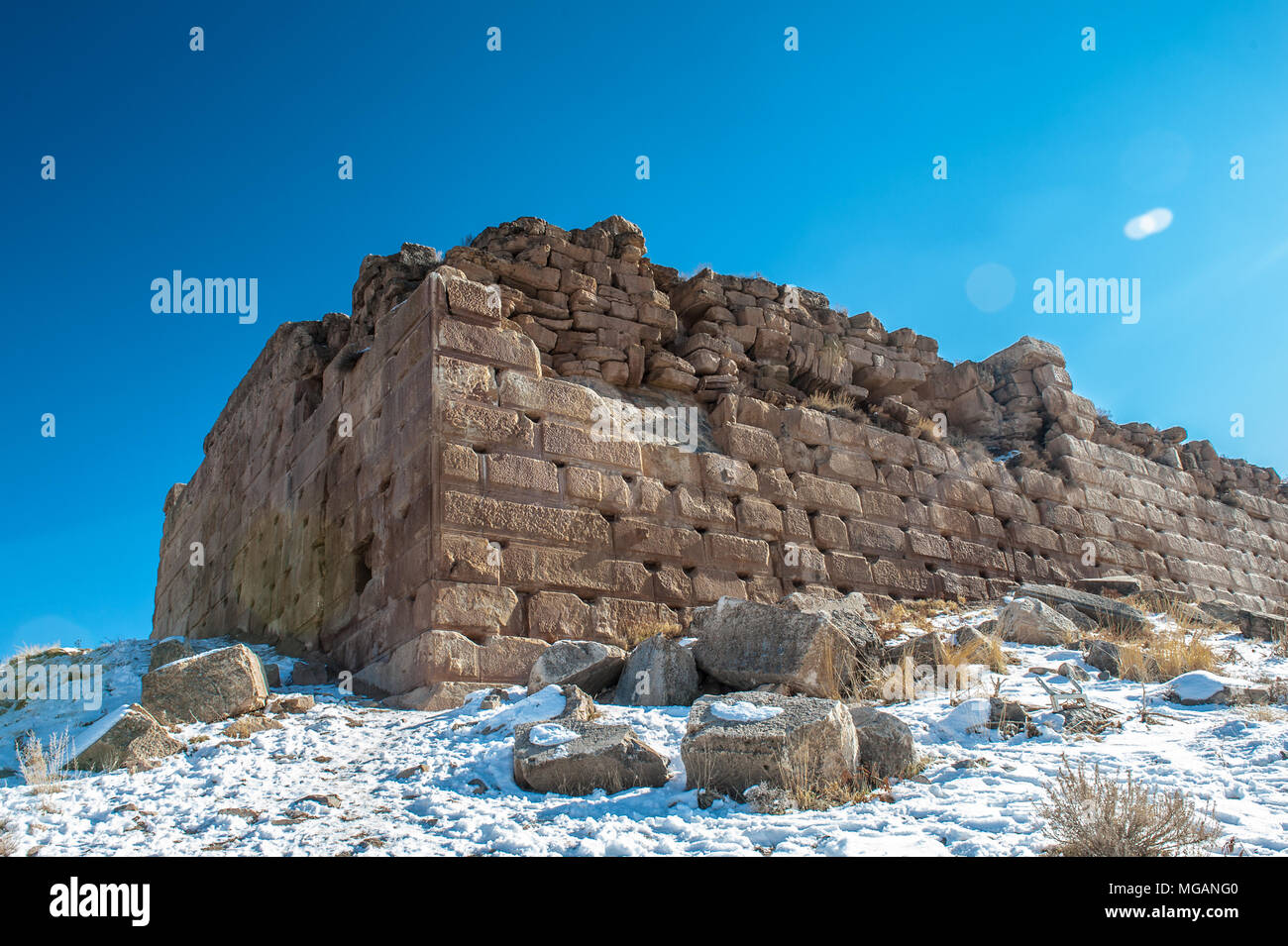 Old citadel of the Ancient Persian city of Pasargad, Iran. UNESCO World ...