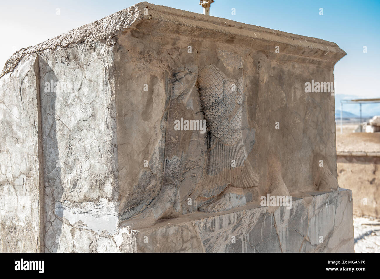 Ruins of the Ancient Persian city of Pasargad, Iran. UNESCO World ...