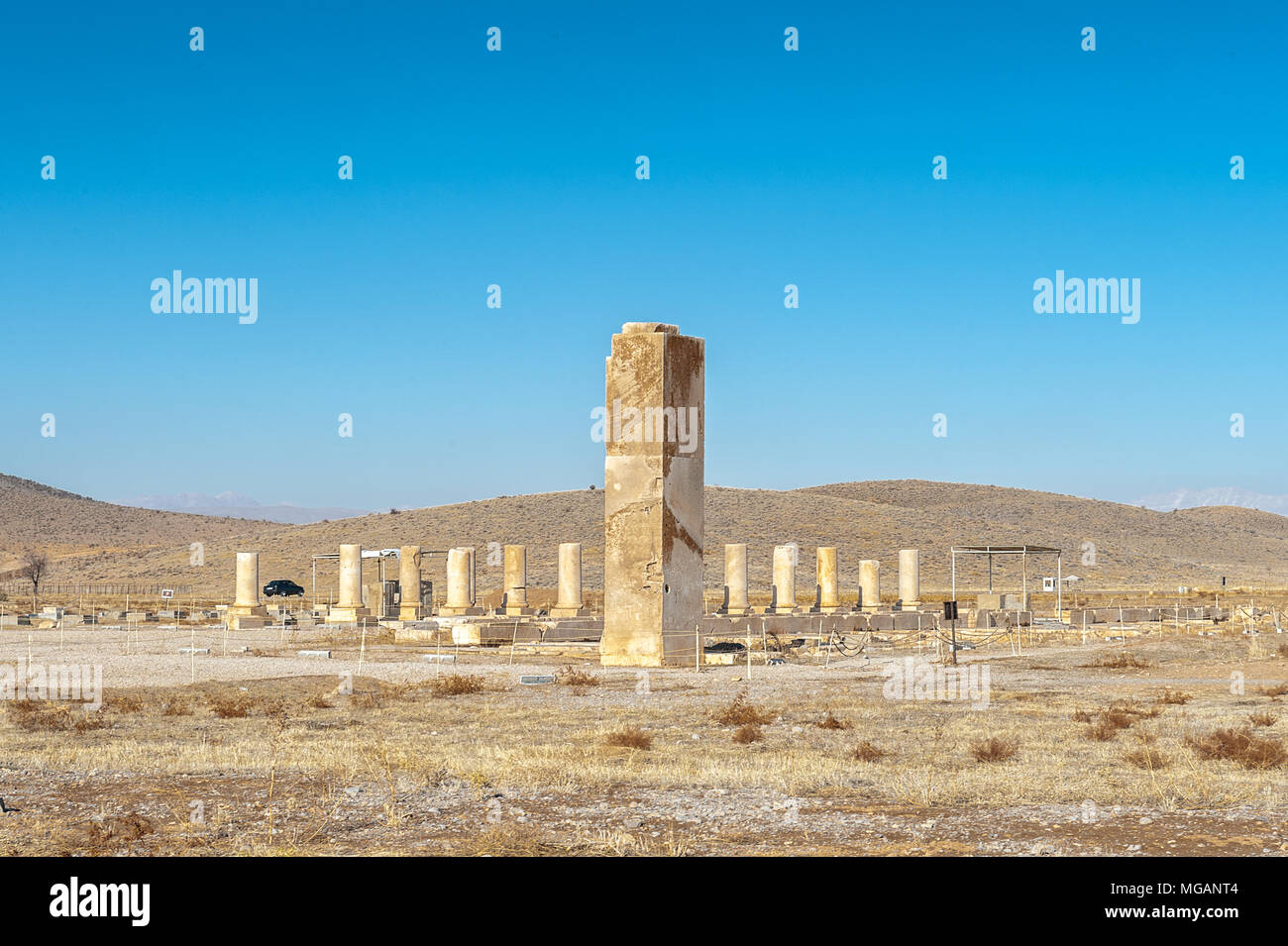 Ancient Persian city of Pasargad, Iran. UNESCO World Heritage Stock ...