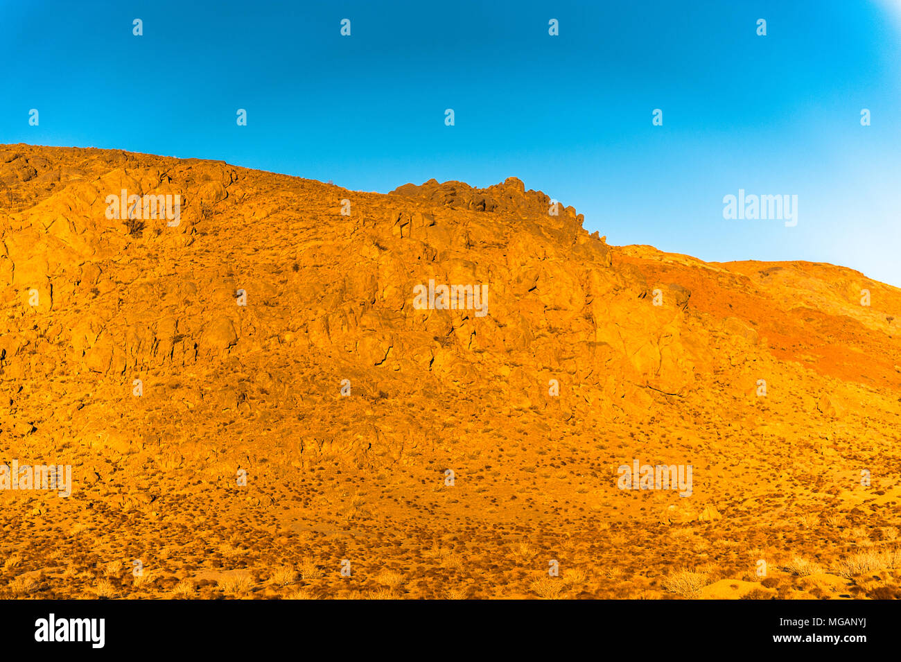 Landscape of the rock formations in Iran Stock Photo - Alamy