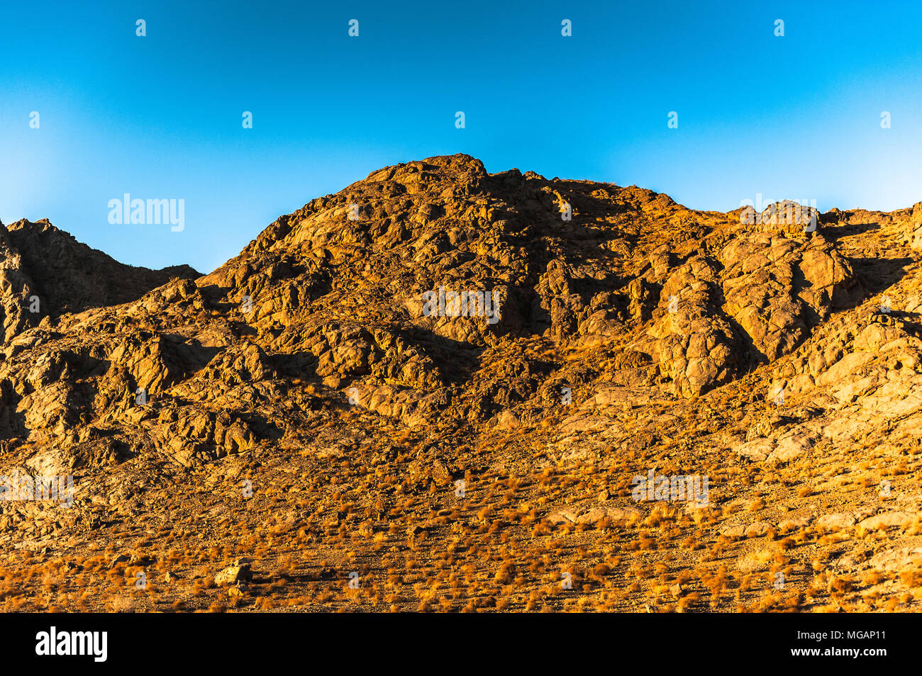 Landscape of the rock formations in Iran Stock Photo - Alamy