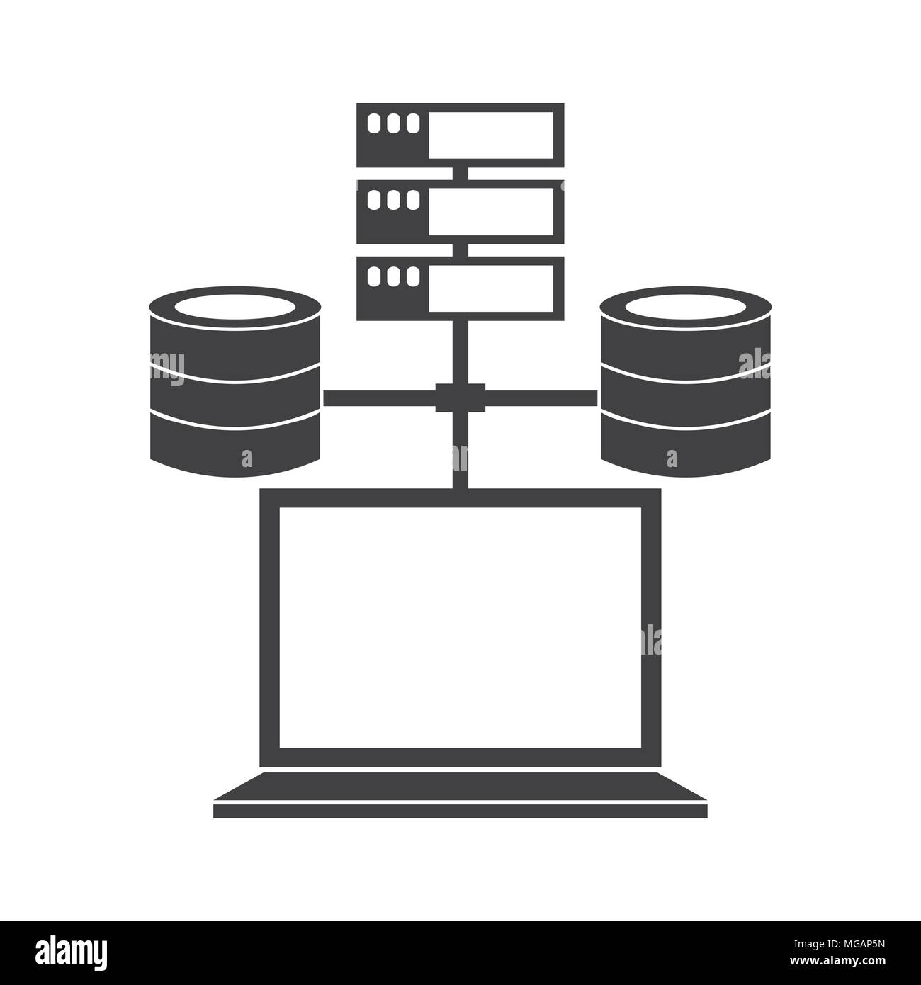 data storage design, vector illustration eps10 graphic Stock Vector Image & Art - Alamy