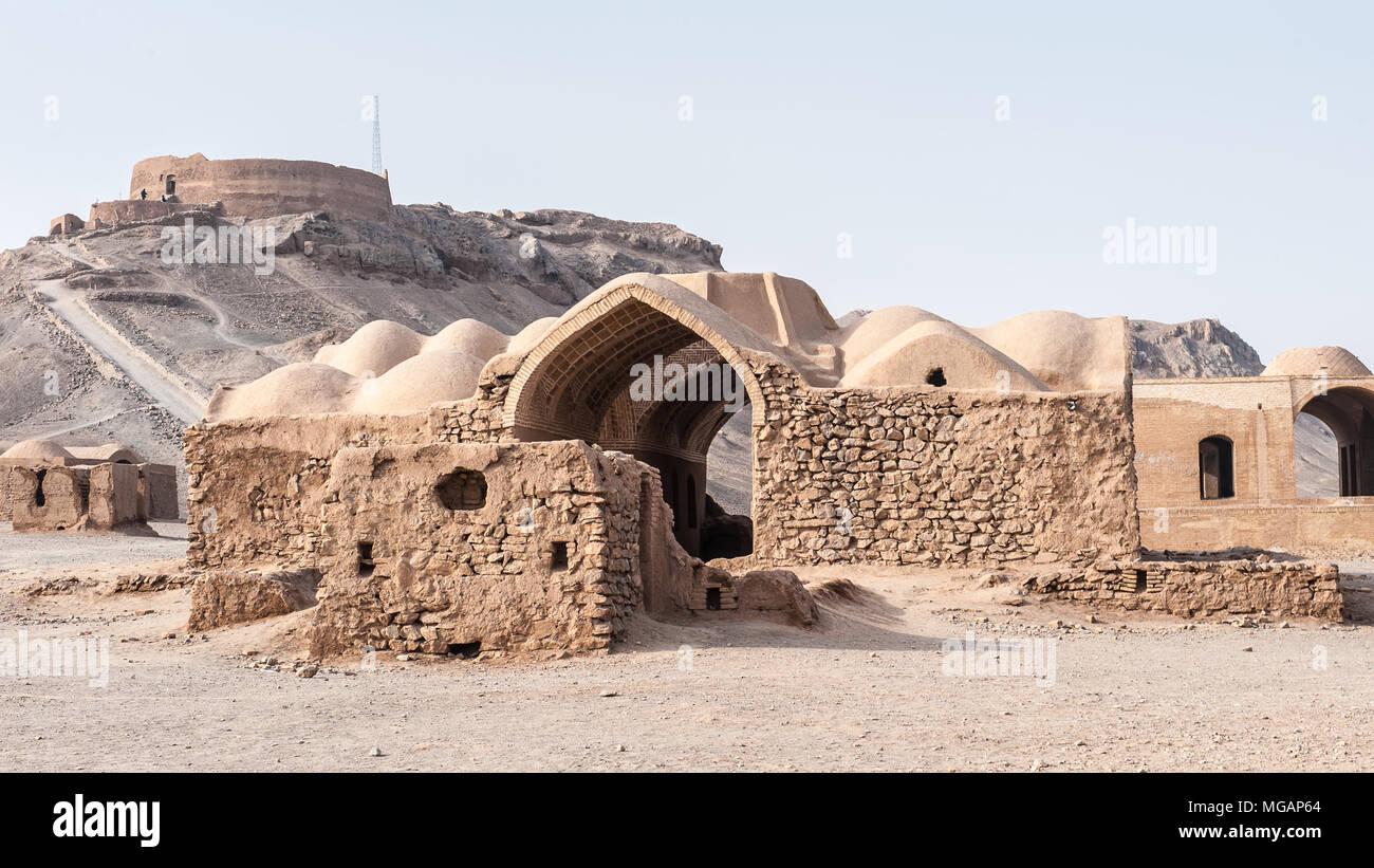 House built by Zoroastrians in Yazd, Iran Stock Photo - Alamy