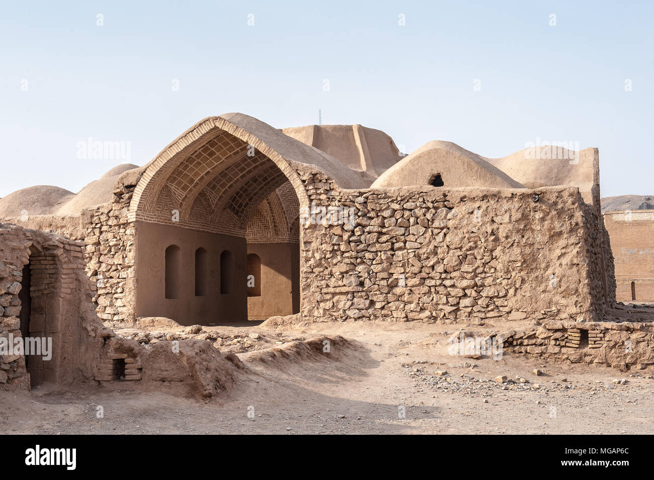 House built by Zoroastrians in Yazd, Iran Stock Photo - Alamy