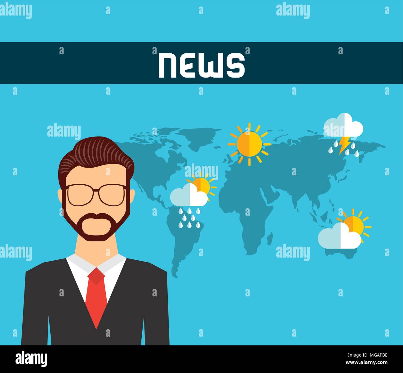 weather concept design, vector illustration eps10 graphic Stock Vector ...