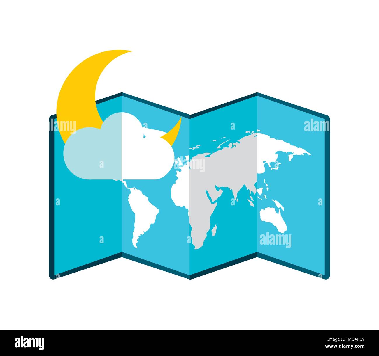Weather chart temperature Cut Out Stock Images & Pictures - Alamy