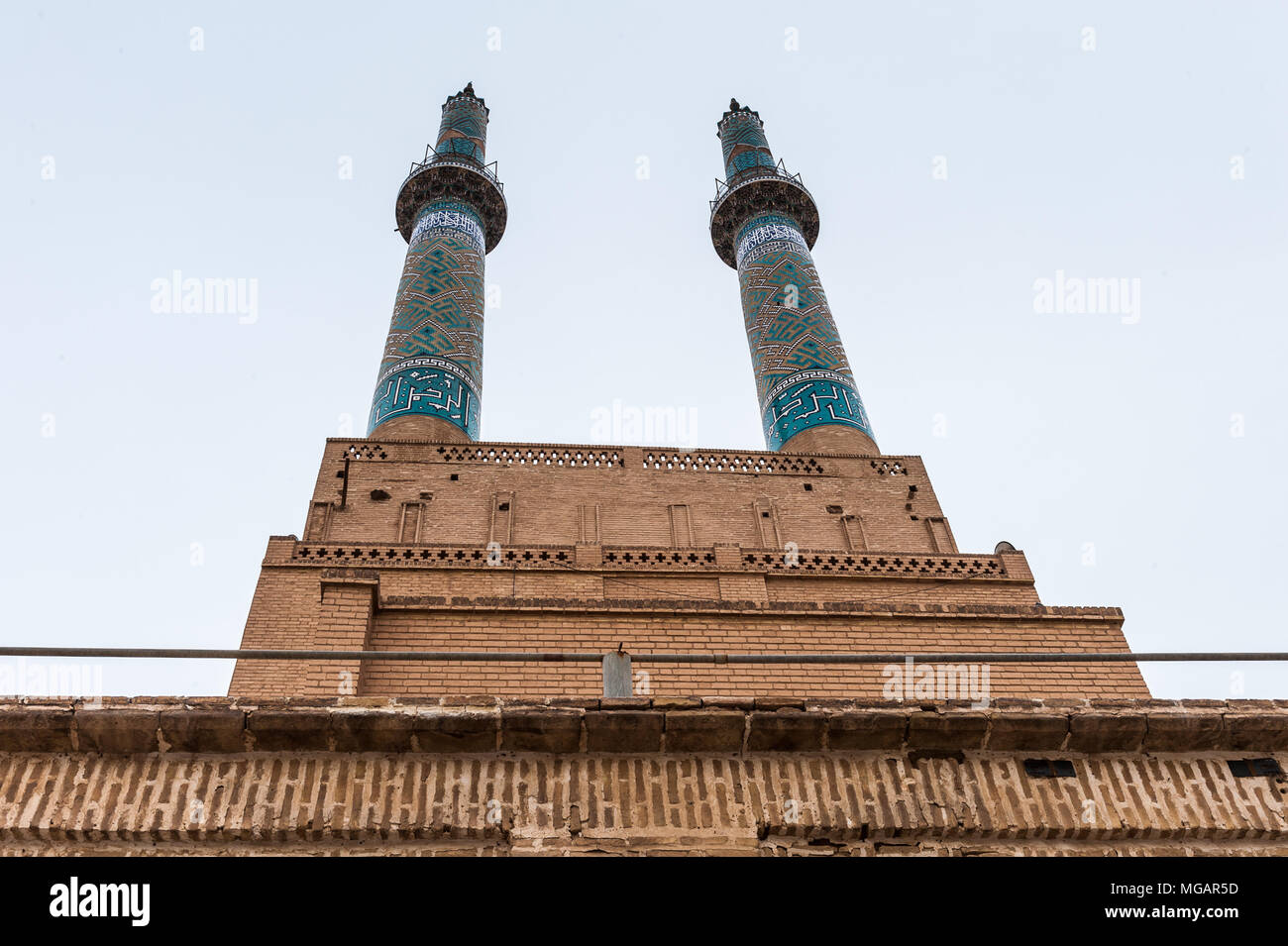 Minarets of a mosque Stock Photo - Alamy