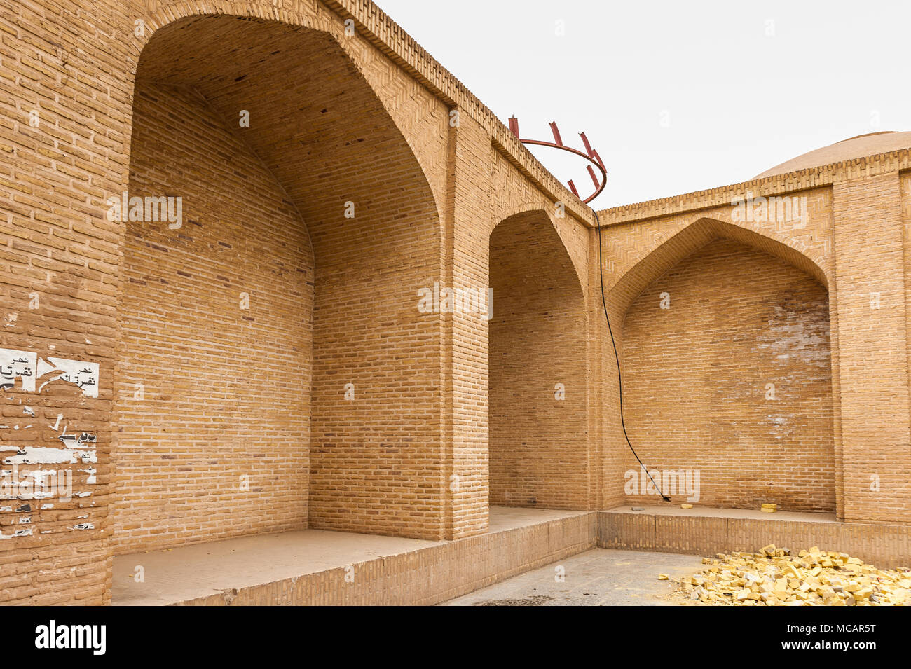 Block of the ancient clay houses in Iran Stock Photo - Alamy