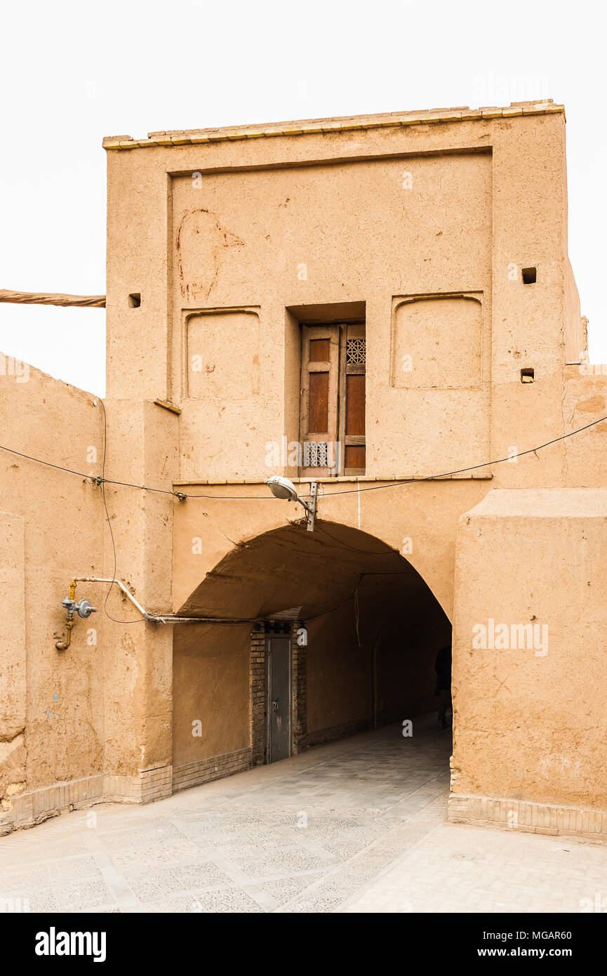 Block of the ancient clay houses in Iran Stock Photo - Alamy