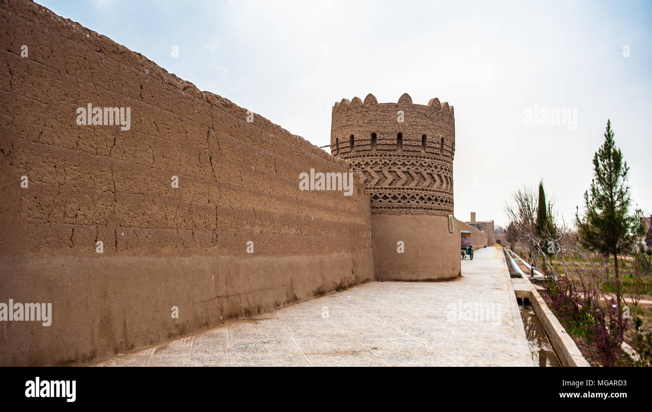 Complex of the Wind Tower complex in Yazd, Iran Stock Photo - Alamy
