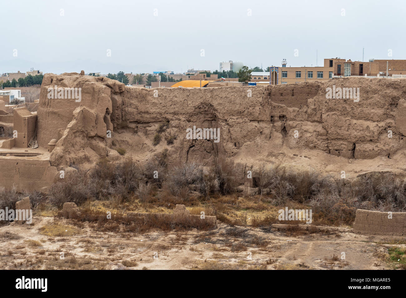 Ruins of the old city of Meybod, Iran Stock Photo - Alamy