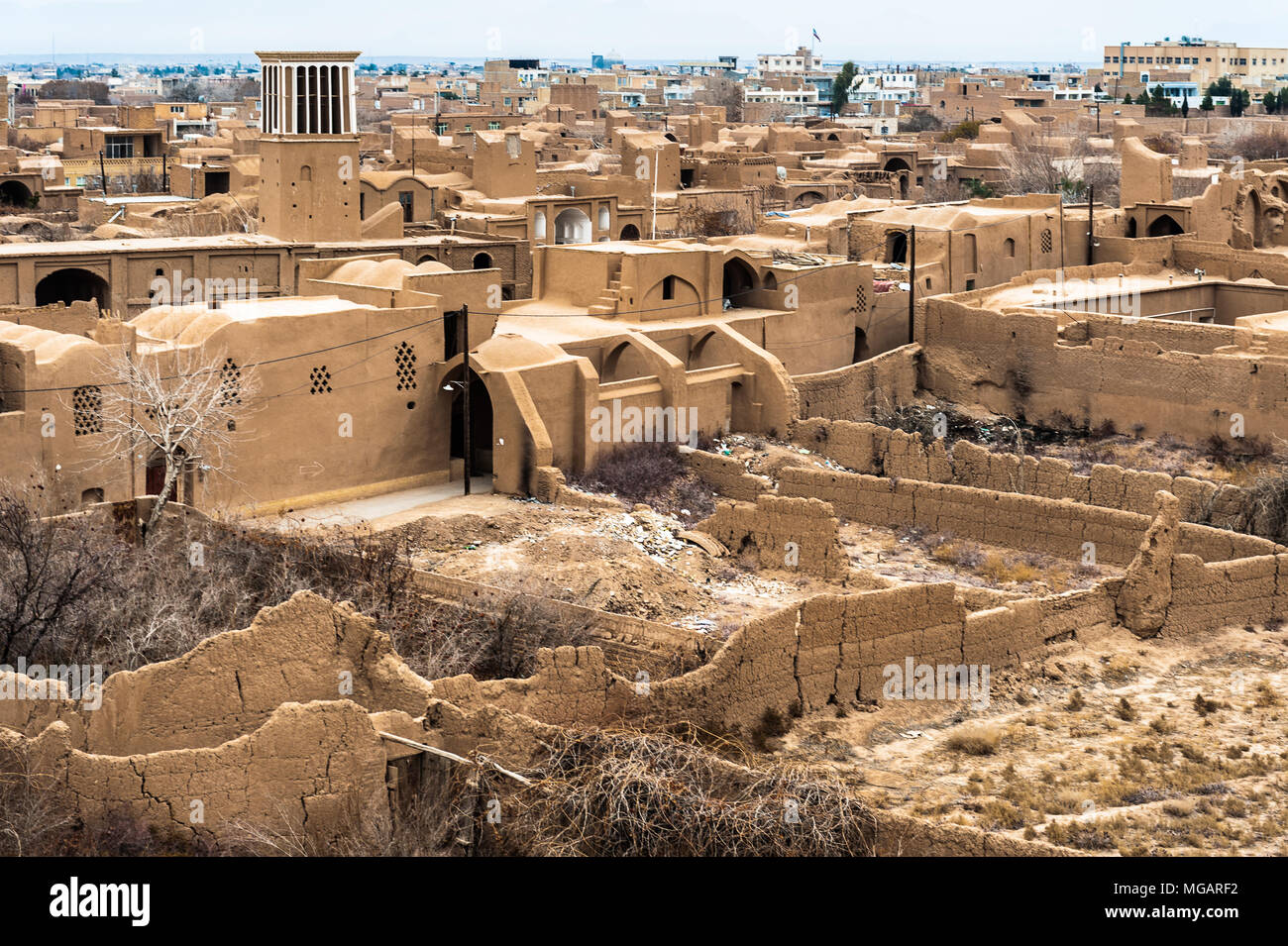 Meybod old town, Iran Stock Photo - Alamy