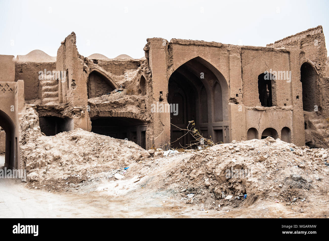Ancient street in the city of Meybod,Iran Stock Photo - Alamy