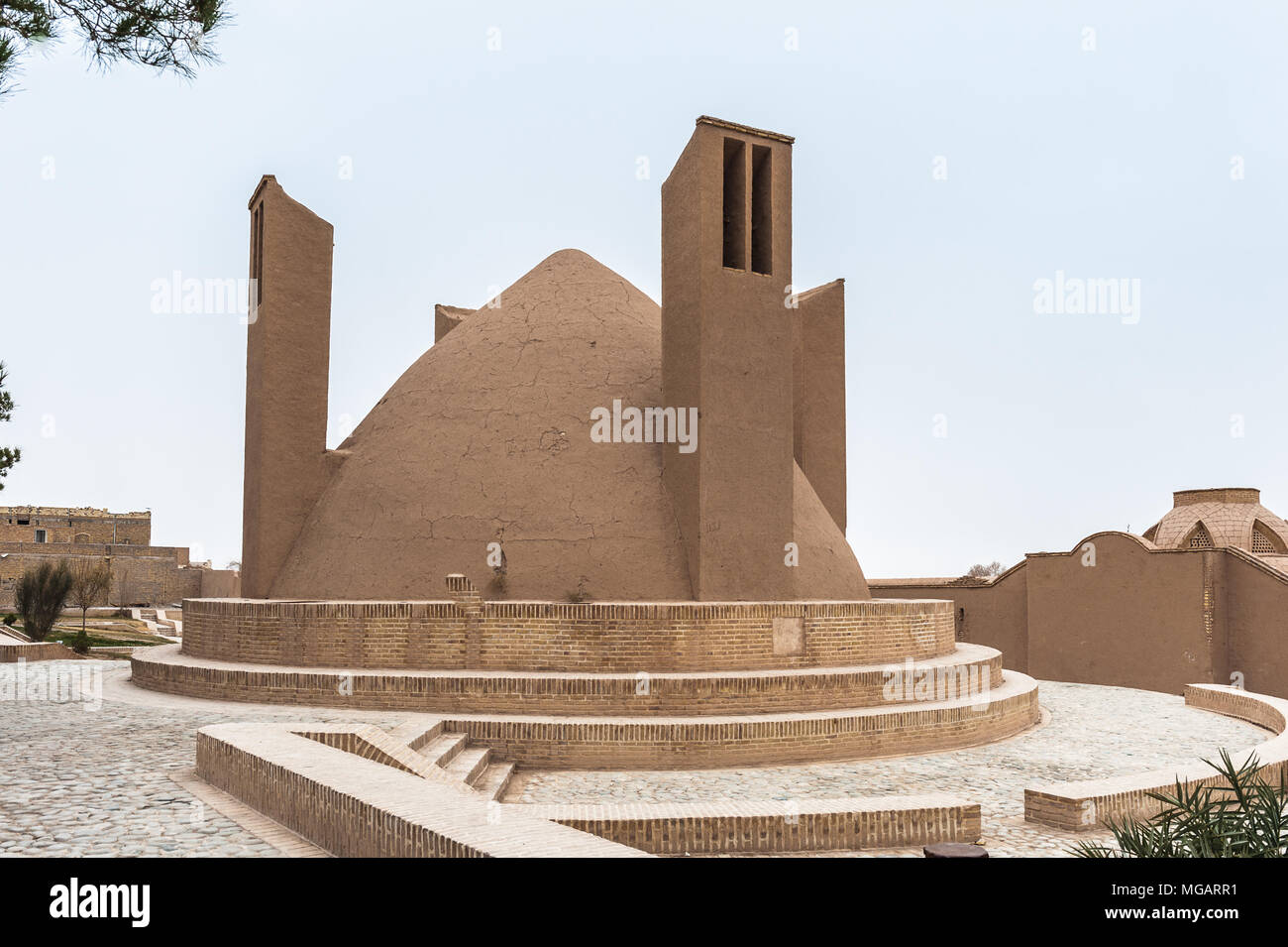 Ancient huge fridge for cooling air and water in Iran Stock Photo - Alamy
