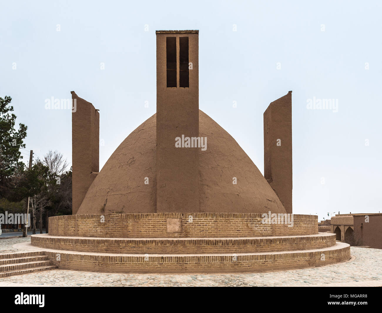 Ancient huge fridge for cooling air and water in Iran Stock Photo - Alamy