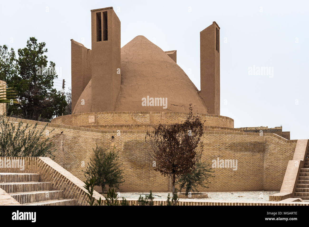 Ancient huge fridge for cooling air and water in Iran Stock Photo - Alamy