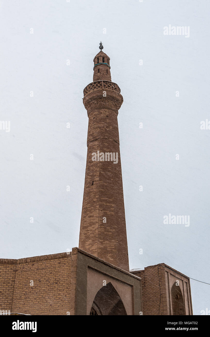Jameh Mosque of Nain, the grand, congregational mosque of Nain city ...