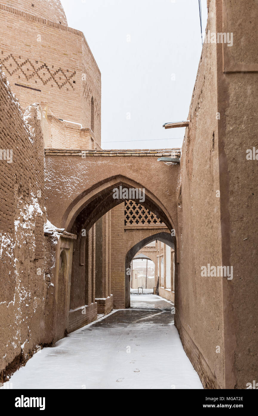 Jameh Mosque of Nain, the grand, congregational mosque of Nain city ...