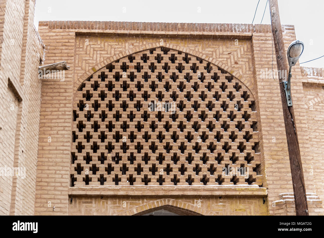 Jameh Mosque of Nain, the grand, congregational mosque of Nain city ...