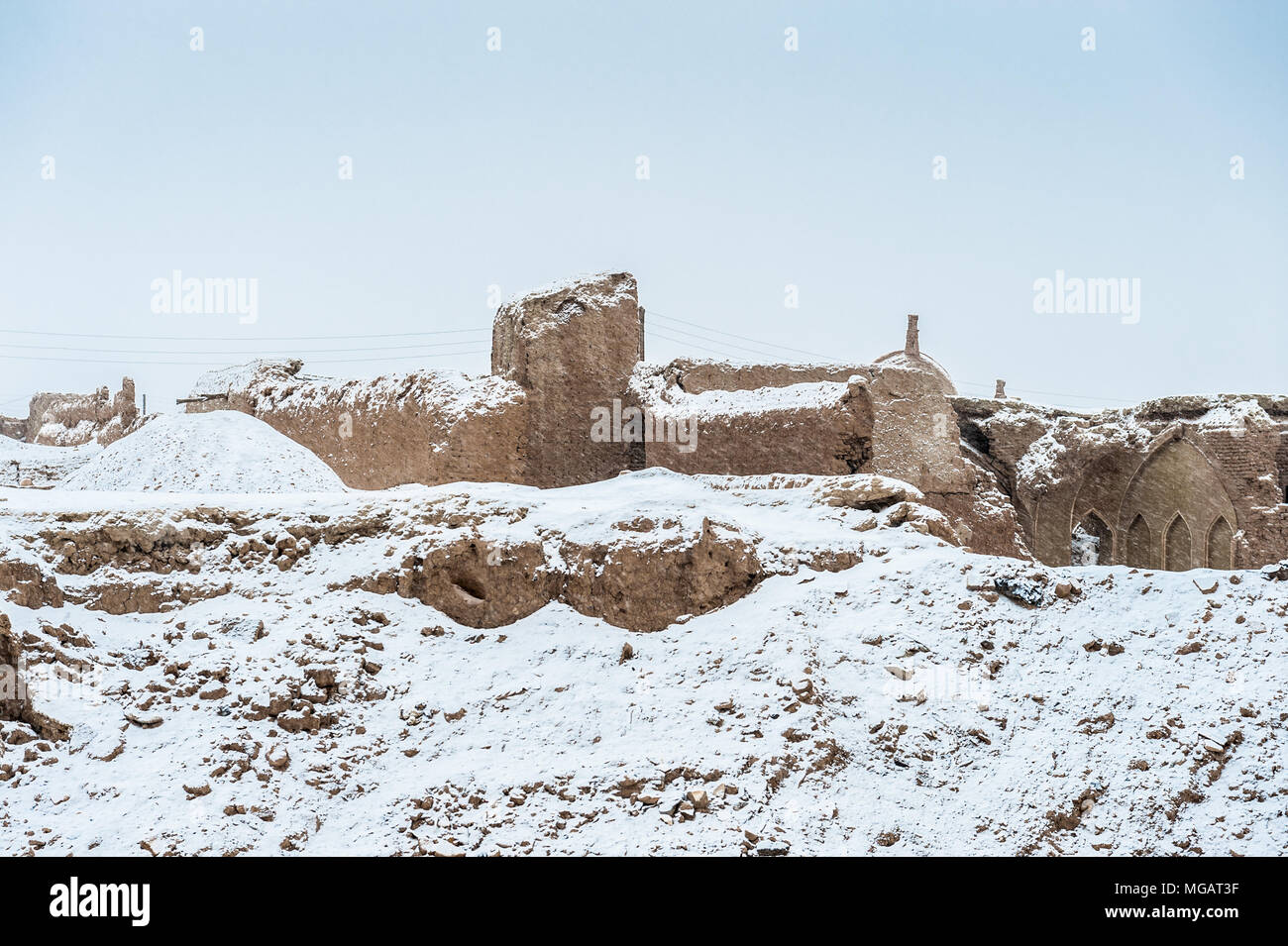 Ruins of the ancient of Nain, Isfahan province, Iran Stock Photo - Alamy