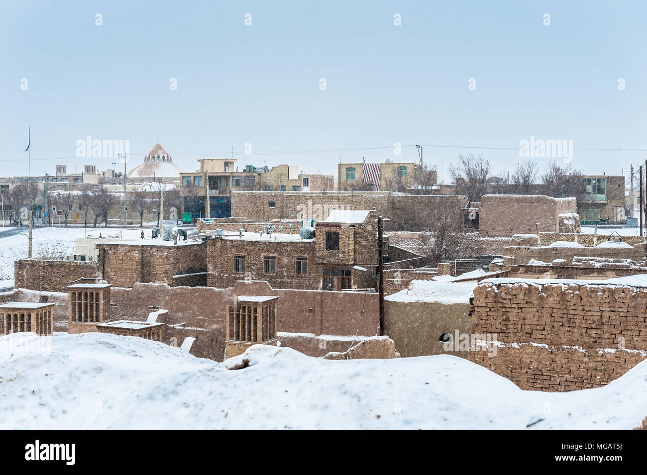 Winter in Naein, Iran Stock Photo - Alamy