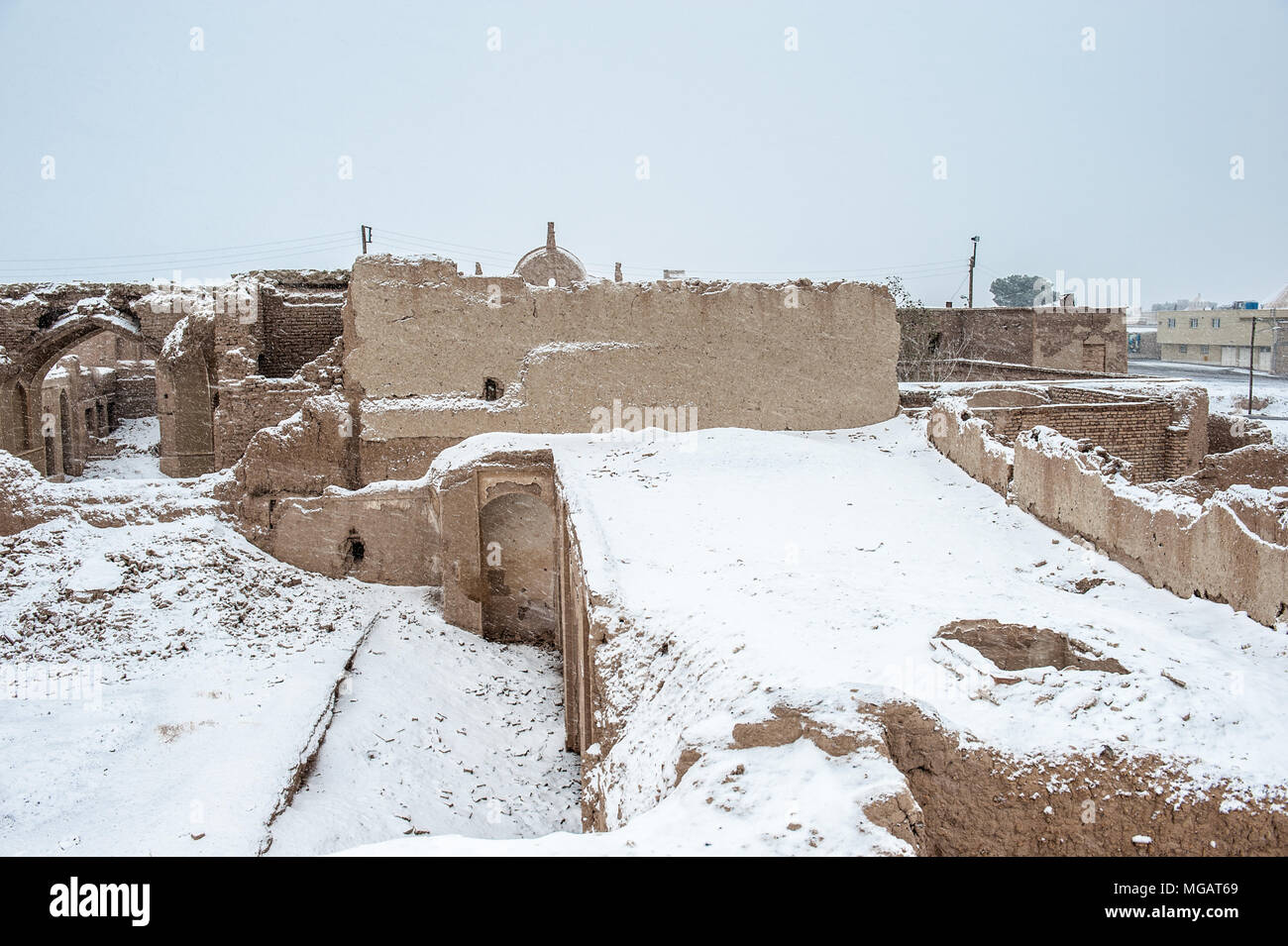 Winter in Naein, Iran Stock Photo - Alamy