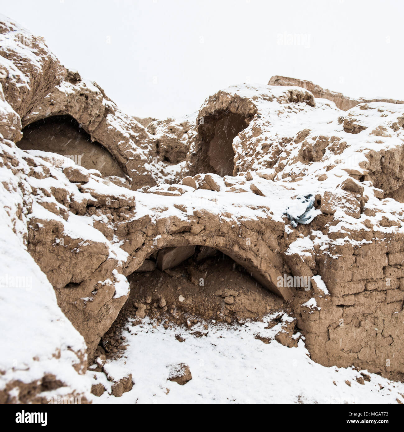 Old city of Nain in Iran in winter Stock Photo - Alamy