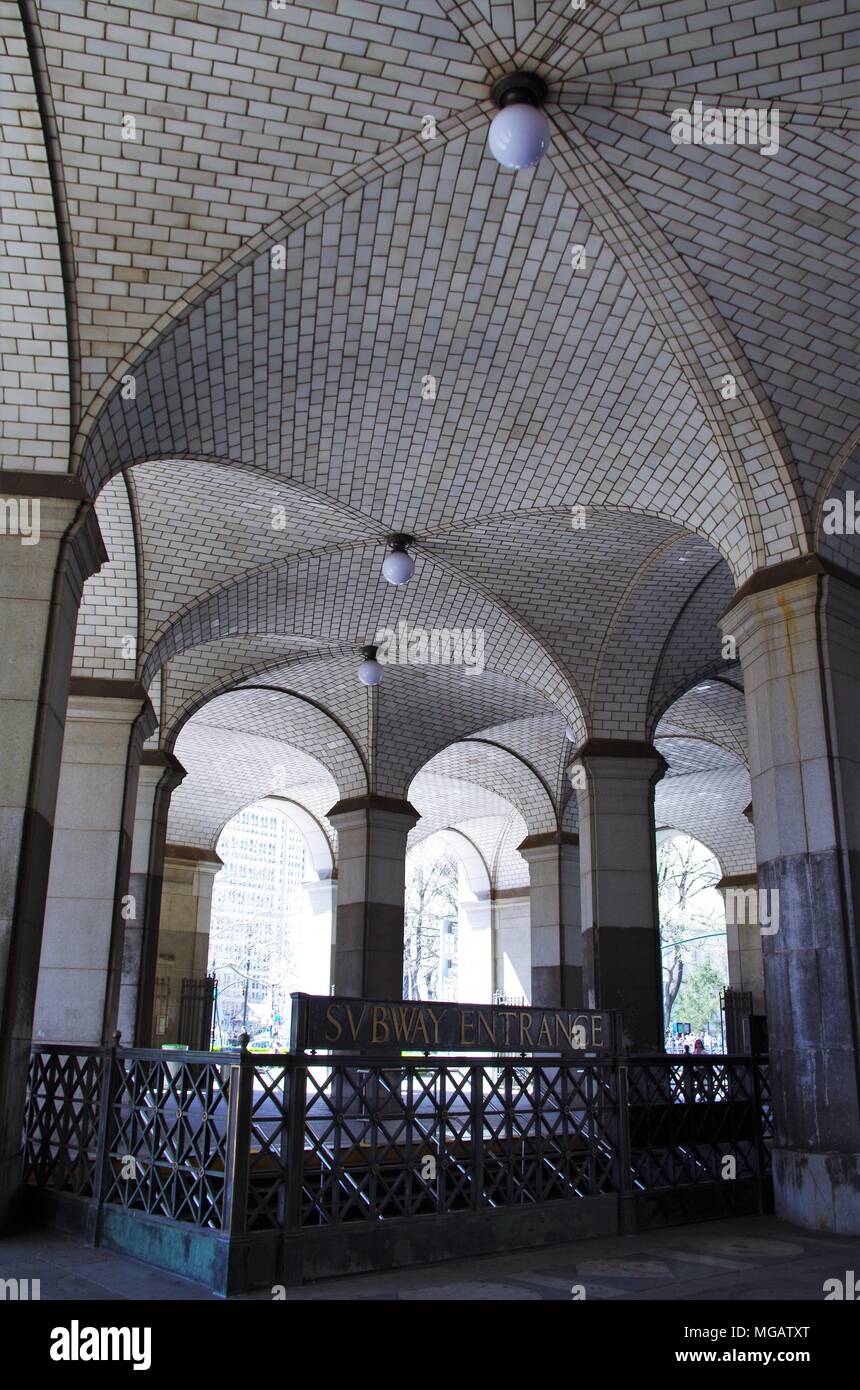 subway tile arches Stock Photo - Alamy