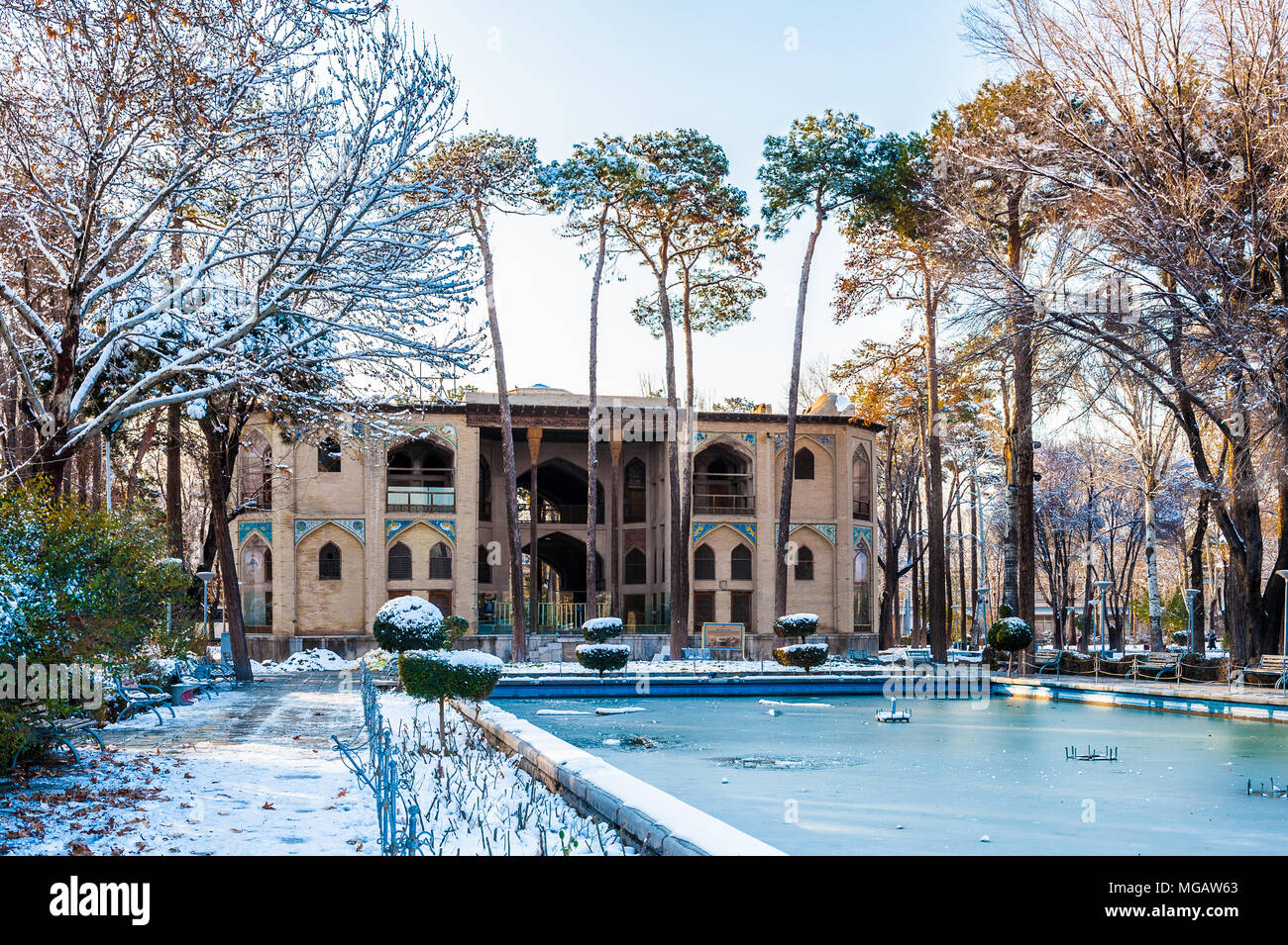 Hasht Behesht Palace (Eight Paradises) is a Safavid era palace in ...