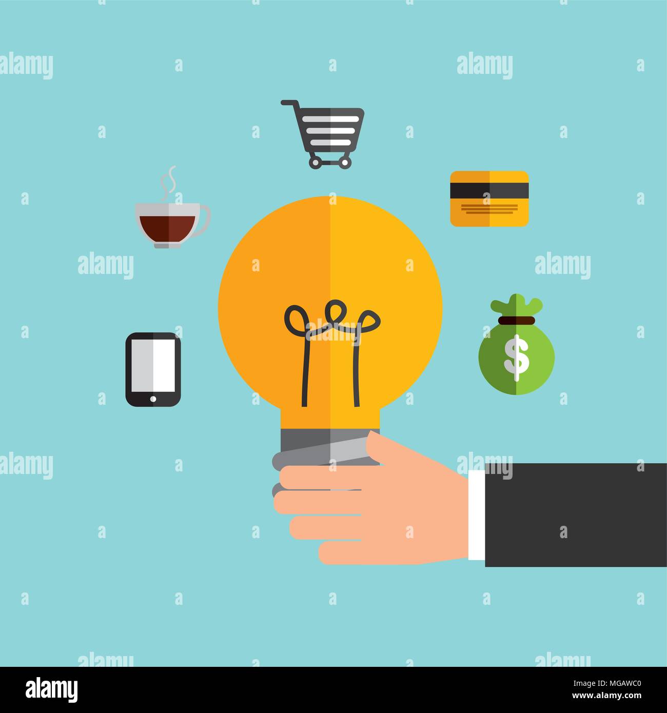 economic obligations design, vector illustration eps10 graphic Stock ...