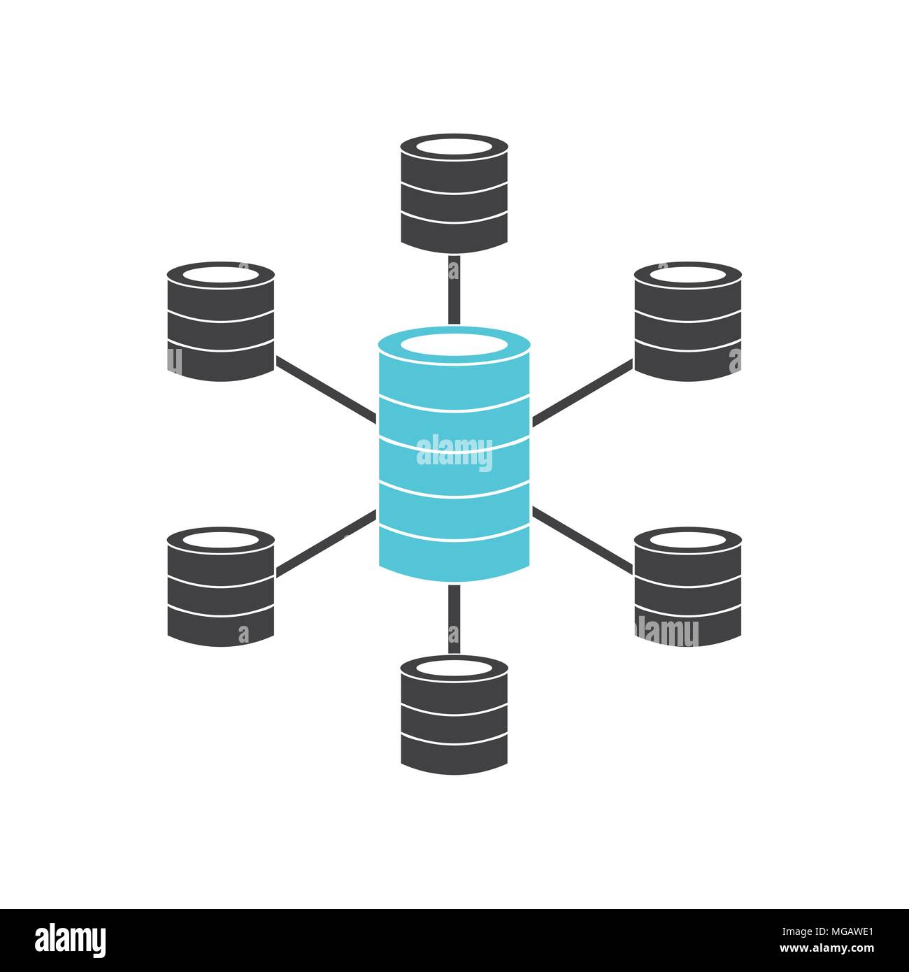 data center design, vector illustration eps10 graphic Stock Vector ...
