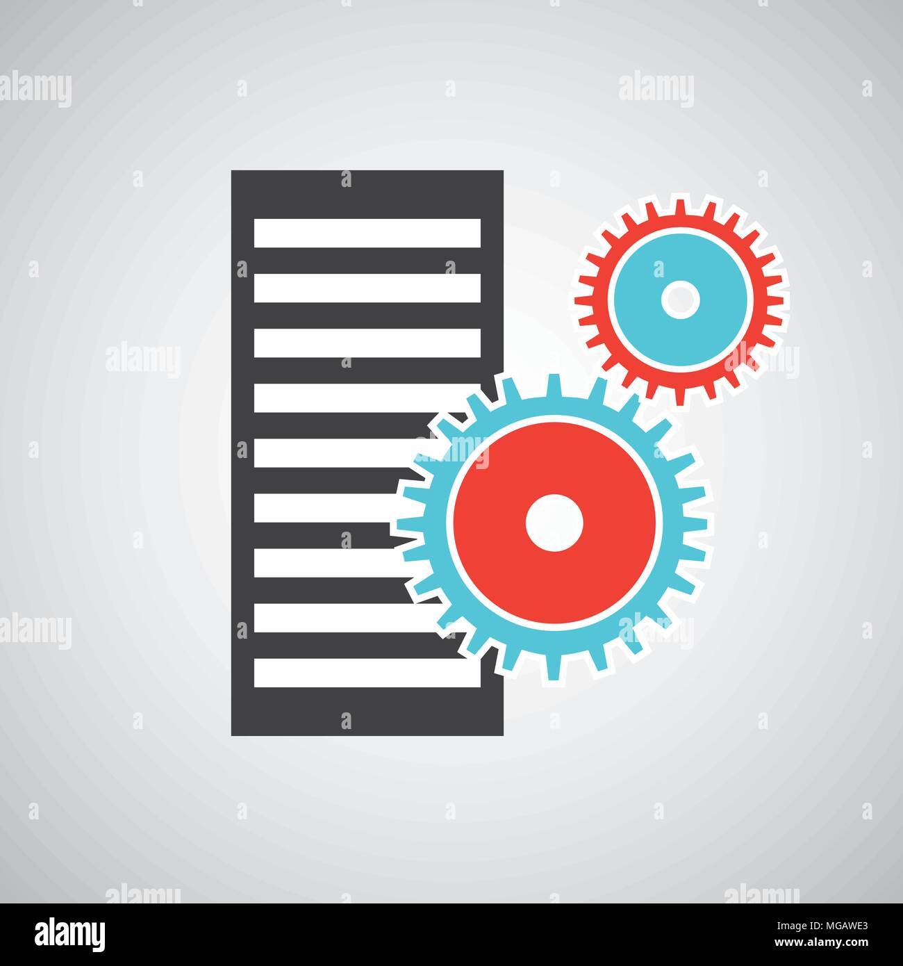 data center design, vector illustration eps10 graphic Stock Vector ...