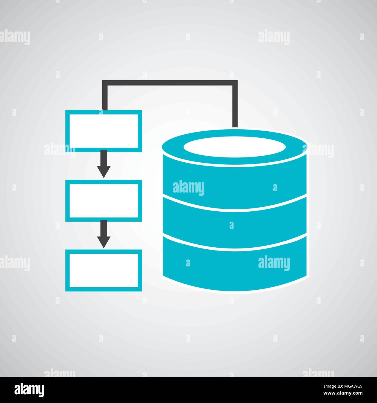 data center design, vector illustration eps10 graphic Stock Vector ...