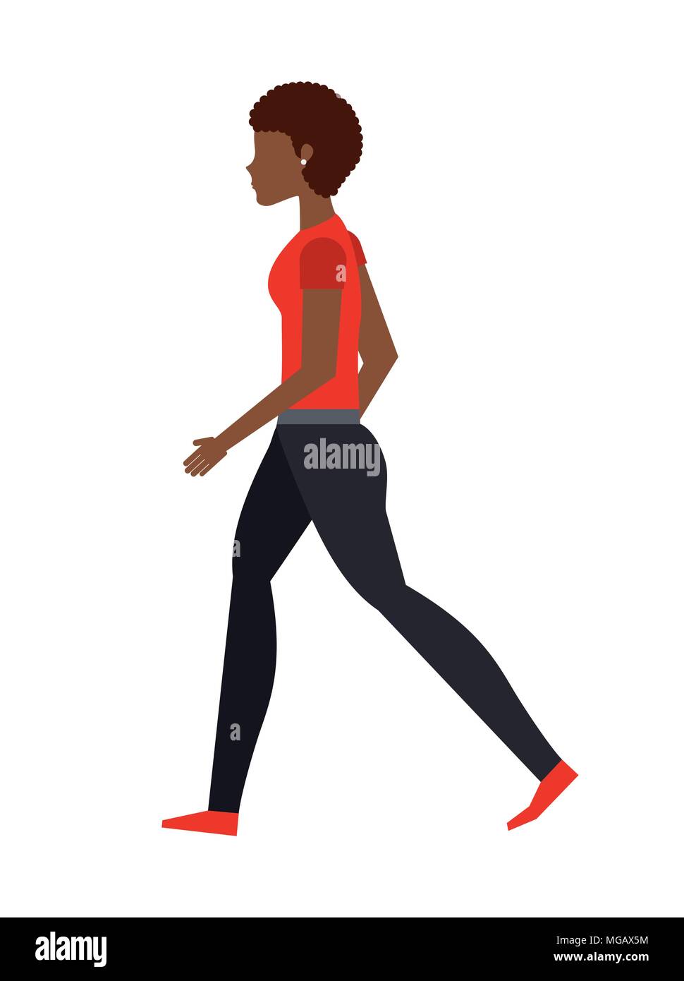 people walking design, vector illustration eps10 graphic Stock Vector ...