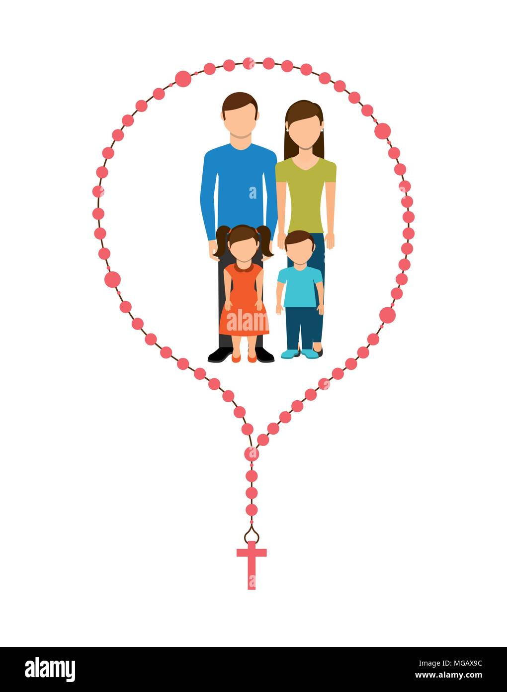 god and family design, vector illustration eps10 graphic Stock Vector ...