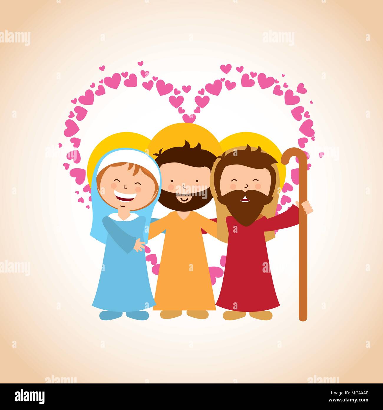 god and family design, vector illustration eps10 graphic Stock Vector ...