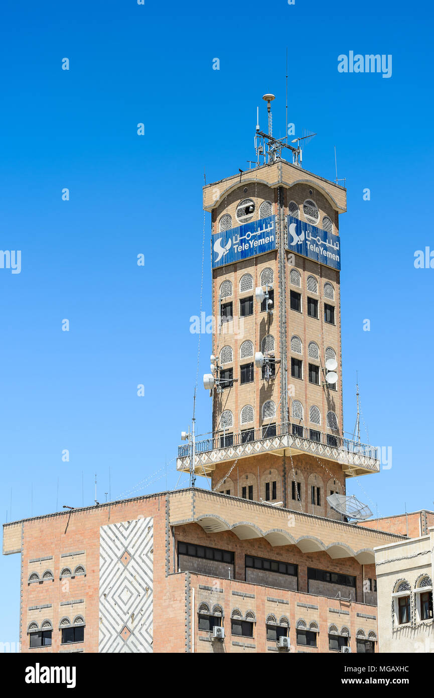 Architecture of Sanaa, Yemen Stock Photo - Alamy