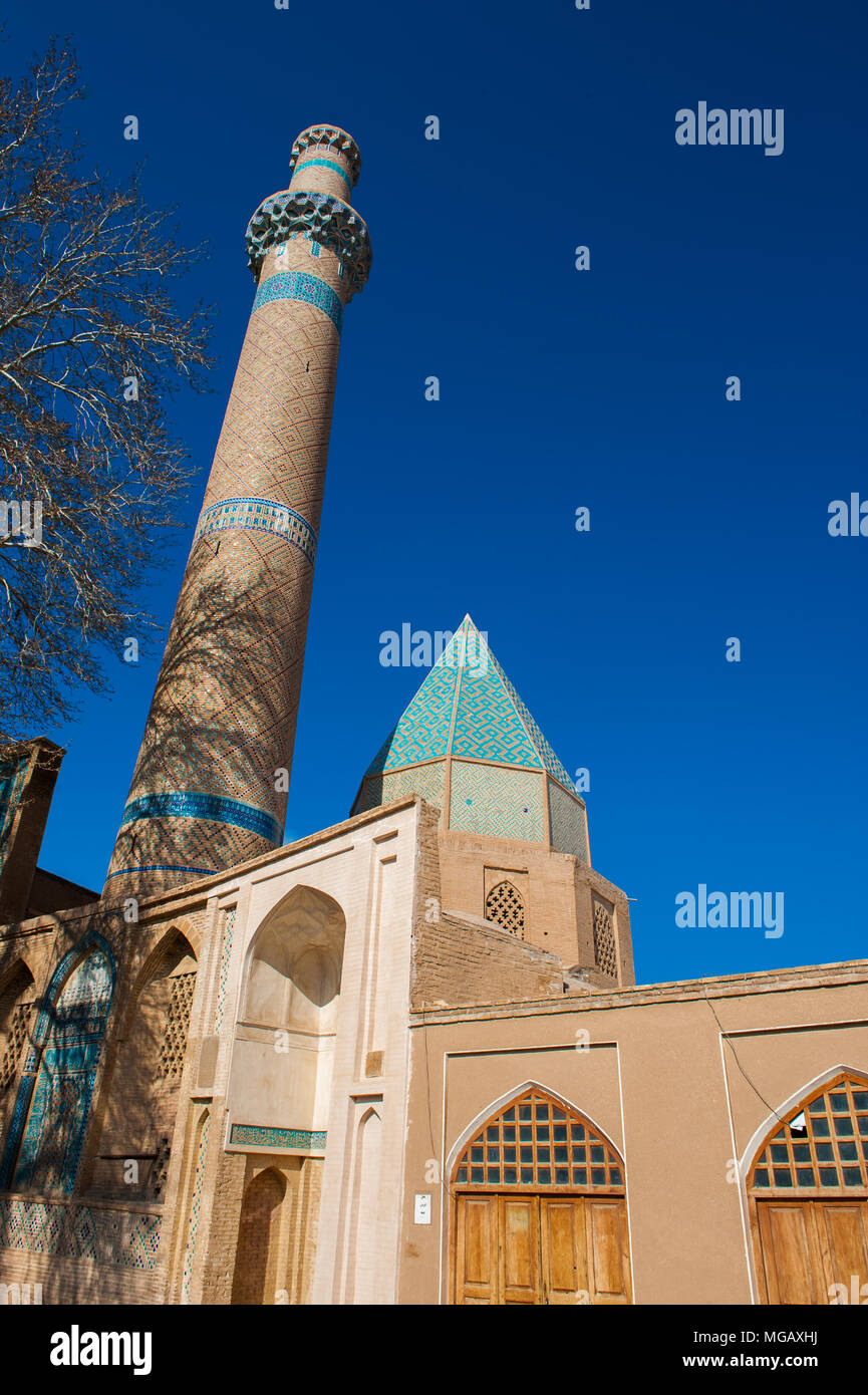 Jameh Mosque of Natanz, Iran. Also Tomb of Abd al Samad Stock Photo - Alamy