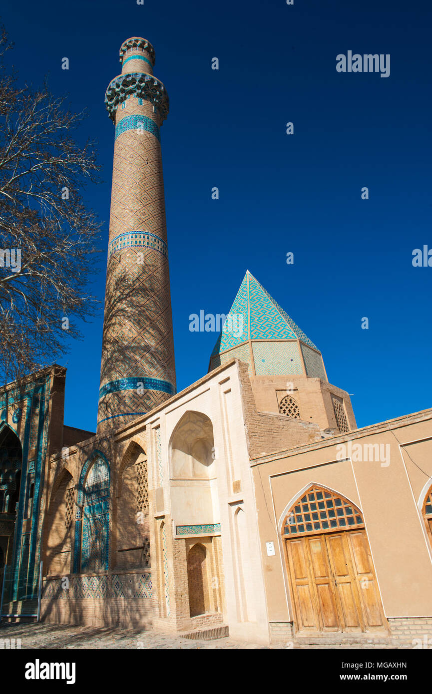Jameh Mosque of Natanz, Iran. Also Tomb of Abd al Samad Stock Photo - Alamy