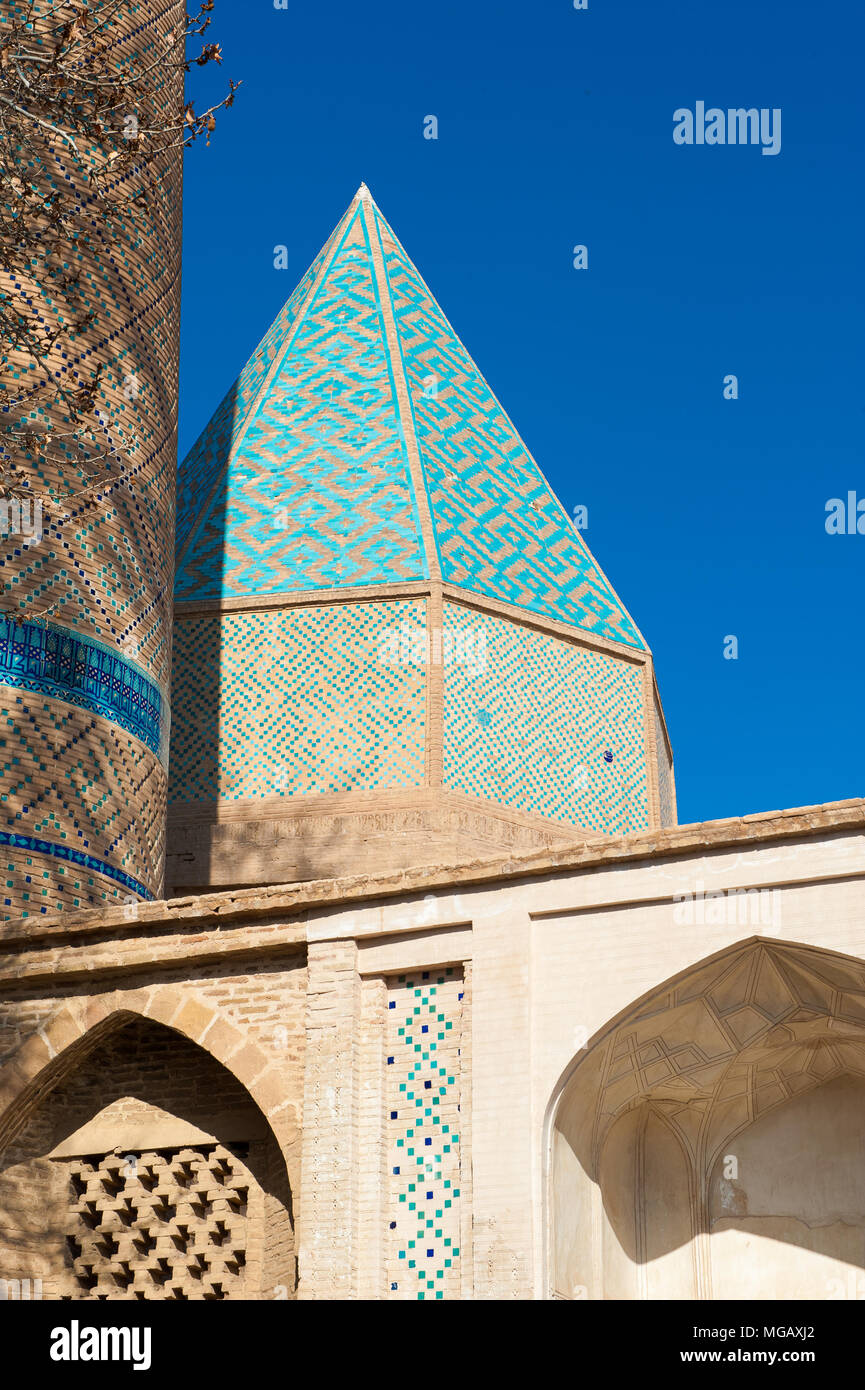 Jameh Mosque of Natanz, Iran. Also Tomb of Abd al Samad Stock Photo - Alamy