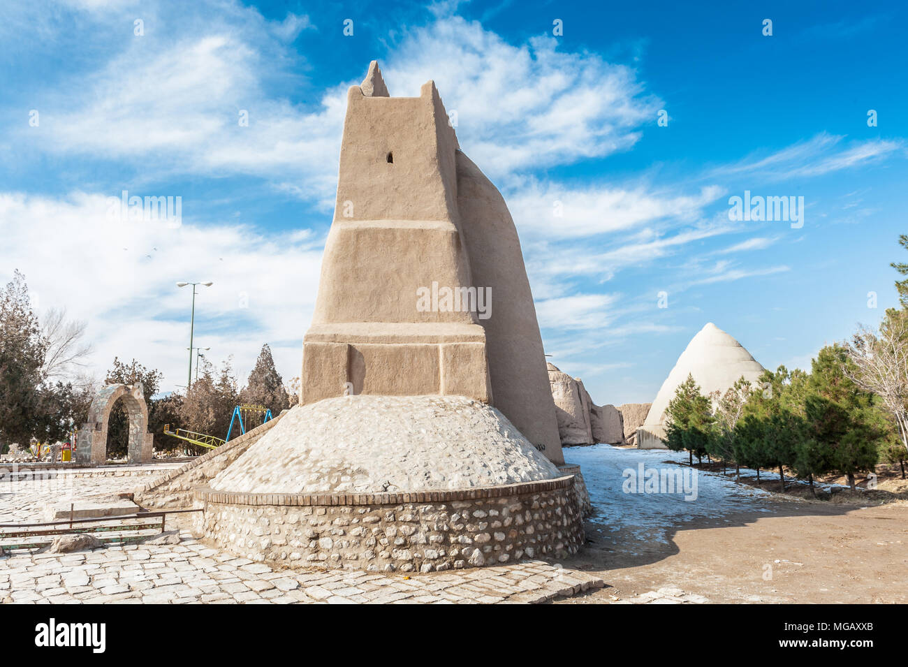Fortress walls, called Ghal'eh Jalali in Kashan, Iran Stock Photo - Alamy