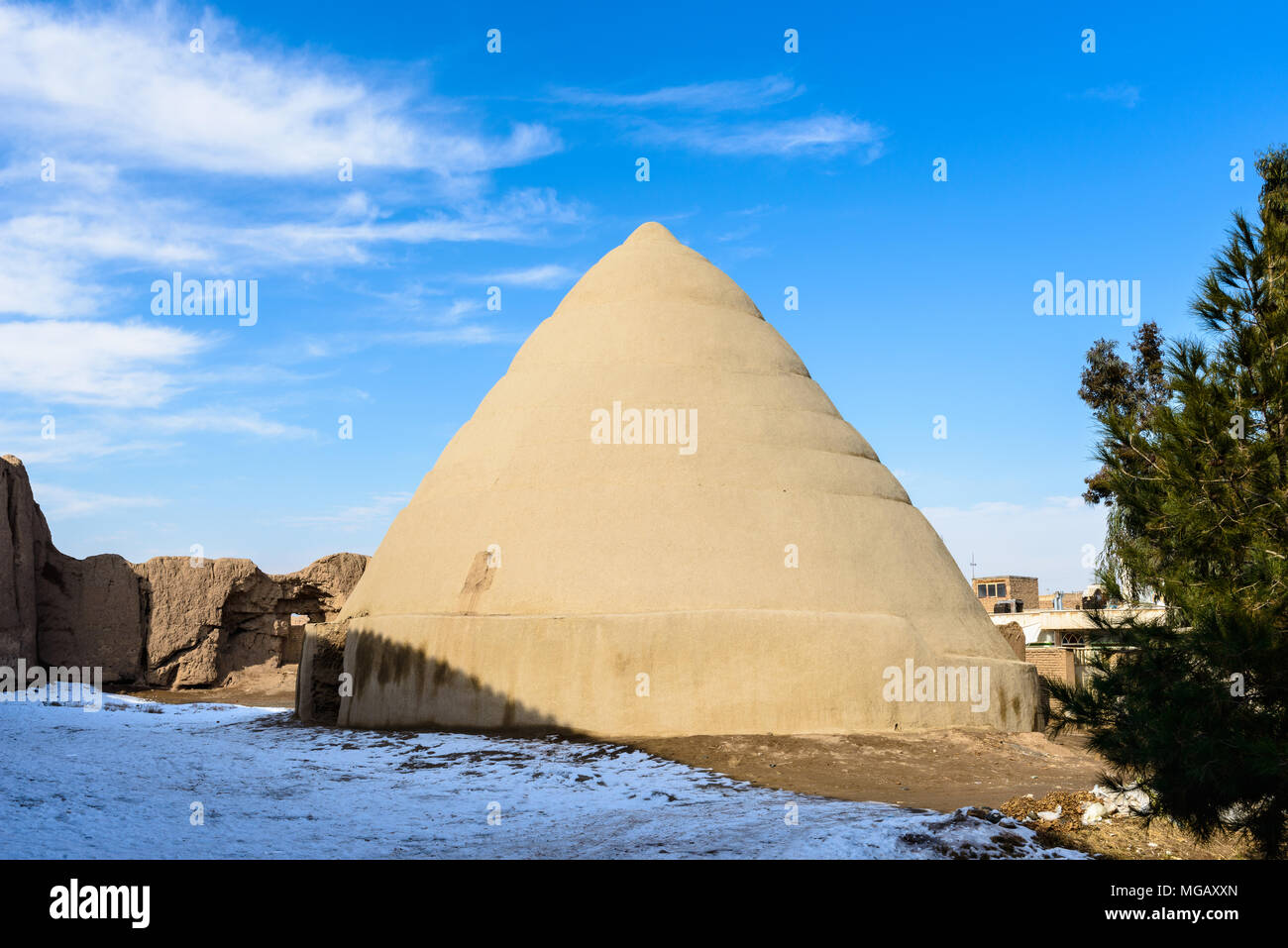Ancient fair cooler in Kashan, Iran Stock Photo - Alamy