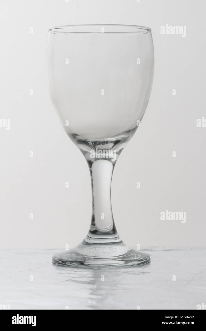 Empty wine glass Stock Photo - Alamy
