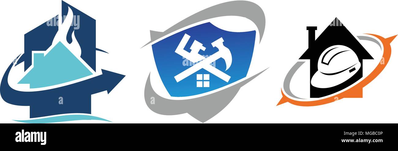 Restorations and Constructions Set Stock Vector Image & Art - Alamy