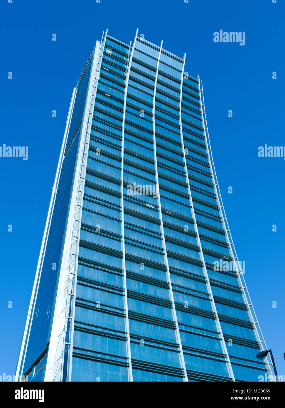 Modern Glass Tower in Olaya District Early in The Morning In Riyadh ...