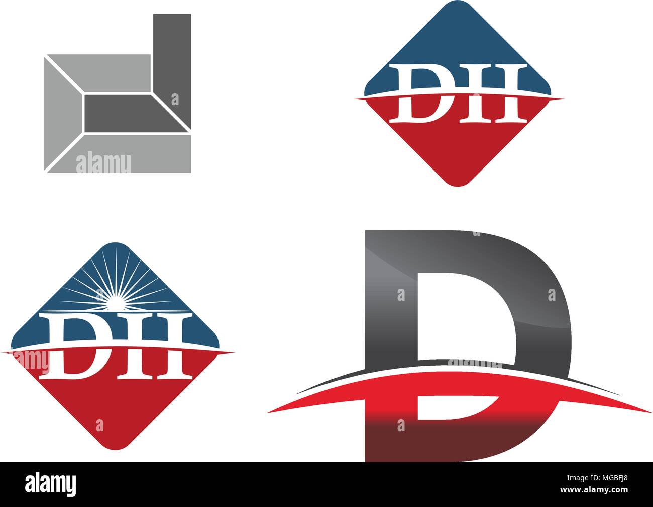 Logotype Modern Template Set Stock Vector Image & Art - Alamy